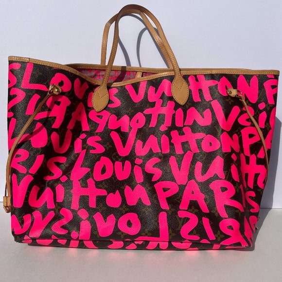 Louis Vuitton | Bags | Louis Vuitton Monogram Graffiti Neverfull Gm ...